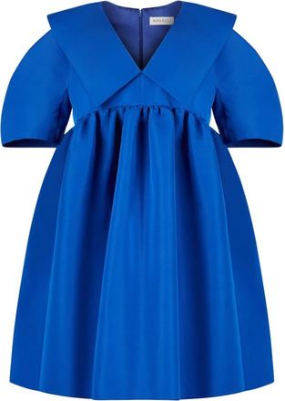 Nina Ricci Femme, Robes, Bleu, Taille: 38 FR Taffeta Babydoll Dress