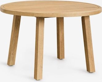 Sklum Sklum - Runder Gartentisch Ø120 cm aus Akazienholz Dubai Rustikales Akazienbraun