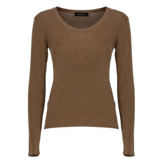 Fabiana Filippi Damen, Strickwaren, Braun, XSGr&ouml;&szlig;e