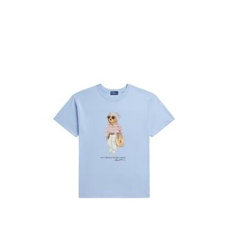 Polo Ralph Lauren T-shirt droit brod&eacute; en coton