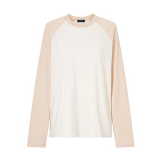 Wardrobe.NYC Raglan Tee - - Tops - Damen - Beige - S