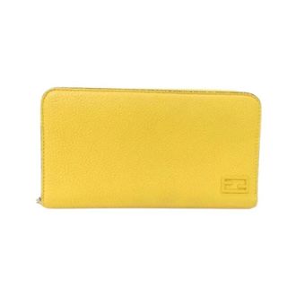 Fendi Portefeuille long vintage Pre-owned (bi-fold) - Femme - Pre-owned - Jaune - Taille: ONE Size