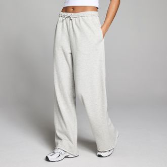 MyProtein Jogging jambe droite molleton l&eacute;ger MP femme - Gris chin&eacute; - XS