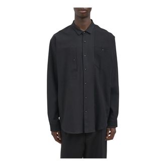 Andrea Ya'aqov Hemd Relaxed aus Wolle - - Shirts - Herren - Schwarzk - L