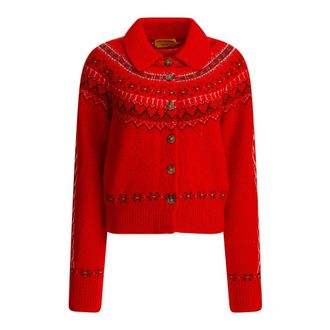 Guest In Residence Cloud Chalet Cardigan - - Knitwear - Damen - Rot - L