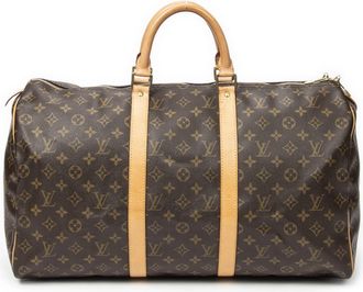 Louis Vuitton Crossbody Bags - Keepall 50 - Gr. unisize - in Braun - f&uuml;r Damen