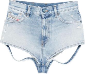 Diesel Femme, Shorts, Bleu, Taille: W25 Denim Shorts