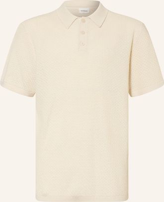 s.Oliver S.Oliver Red Strick-Poloshirt weiss