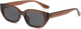 Generic Lunettes De Soleil Polaris&eacute;es R&eacute;tro &Agrave; Petite Monture For Hommes Et Femmes, Id&eacute;ales For La Conduite En Ext&eacute;rieur, Les F&ecirc;tes Et Les Vacances.(Brown)