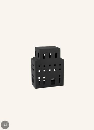 Villeroy & Boch Windlicht Haus Christmas Chic schwarz