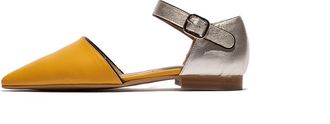 FLY London Fly London Damen SARJ266FLY Ballet, Yellow/Silver/Black, 41 EU
