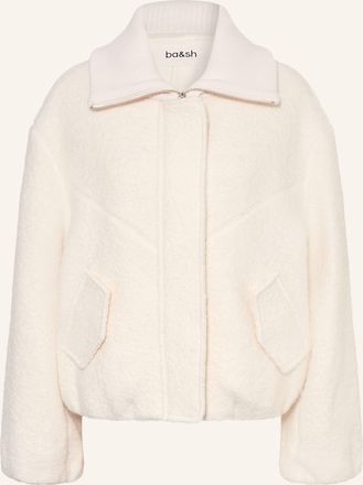 BA&SH Ba&Sh Teddyfell-Jacke Vito weiss