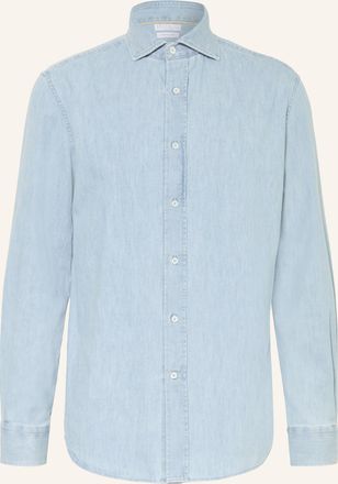Brunello Cucinelli Brunello Cucinelli Jeanshemd Comfort Fit blau