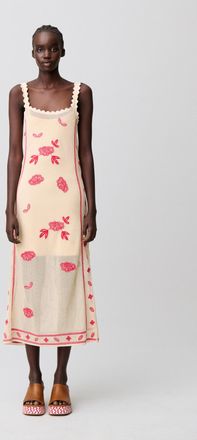 Claudie Pierlot Robe midi broderies florales