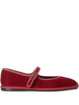 Polo Ralph Lauren ballerines Mary Jane - Rouge