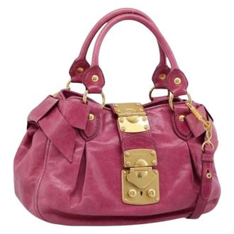 Miu Miu Sac &agrave; main Pre-owned - Femme - Pre-owned - Rose - Taille: ONE Size