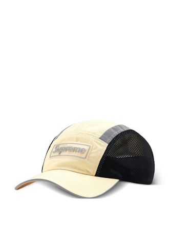 SUPREME casquette &agrave; d&eacute;tail de logo - Tons neutres