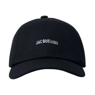 Jacquemus unisex, Accessoires, Noir, Taille: 60 CM Casquette de baseball &agrave; motif logo