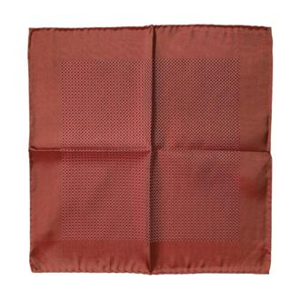 Dolce & Gabbana Luxuri&ouml;ses Seidenfoulardtuch mit Logo - - Accessories - Herren - Orange - ONE SIZE