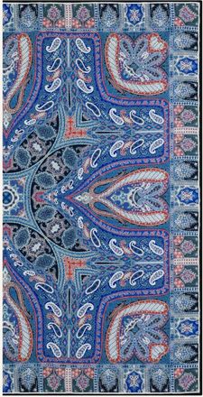Roeckl Cashmere-Seidentuch Winter Alhambra blau
