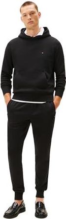 Tommy Hilfiger Ensemble Surv&ecirc;tement Homme Flag Logo avec Capuche, Noir (Black), L
