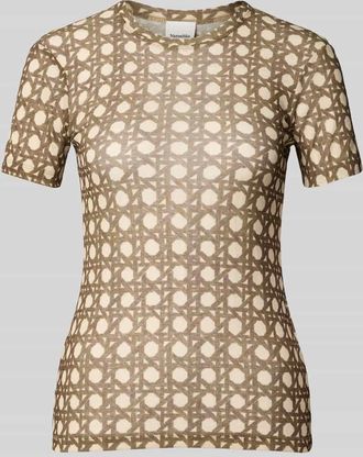 Nanushka Slim Fit T-Shirt mit Rundhalsausschnitt