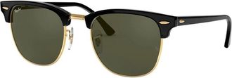 Ray-Ban unisex, Accessoires, Noir, Taille: 49 MM Clubmaster Classic Lunettes de soleil