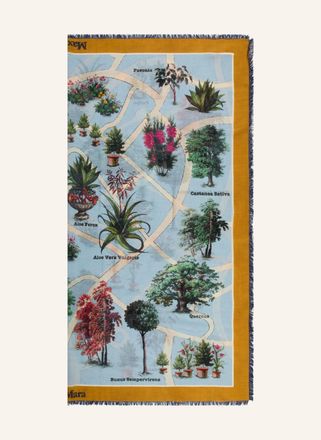 Max Mara Tuch Camice Mit Seide gelb