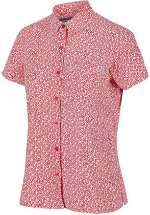 Regatta Damen Mindano V Quick Drying Active Short Sleeve Shirts, Roter Himmel, S
