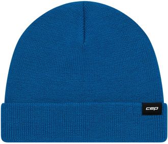 CEP core run merino beanie, blue, unisex, one size