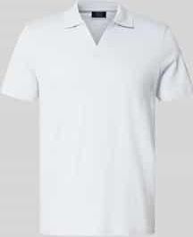 Mc Neal Slim Fit Poloshirt mit V-Ausschnitt