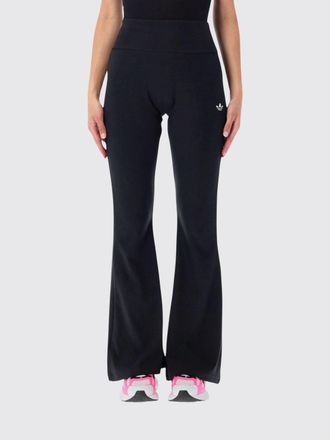 adidas Pantalon &eacute;vas&eacute; taille haute en m&eacute;lange de coton