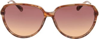 Chlo&eacute; Square Sonnenbrillen - - Accessories - Damen - Braun - ONE SIZE