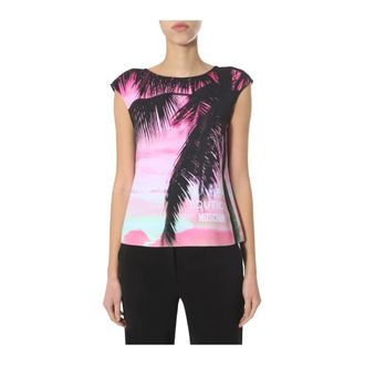 Moschino Damen, Oberteile, Mehrfarbig, 2XSGr&ouml;&szlig;e