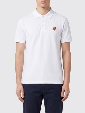 Maison Kitsun&eacute; Polo Homme couleur Blanc