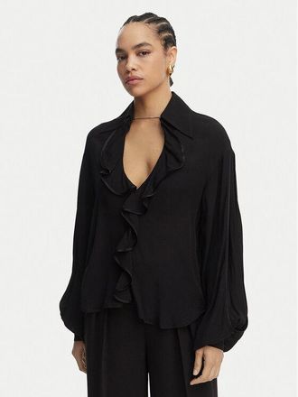 BABYLON Bluse EN0434 Schwarz Regular Fit