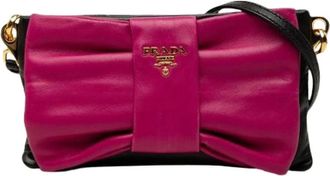 Prada Sac bandouli&egrave;re vintage doccasion - Femme - Pre-owned - Rose - Taille: ONE Size