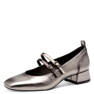 Tamaris Damen Pumps Vegan metallic 40