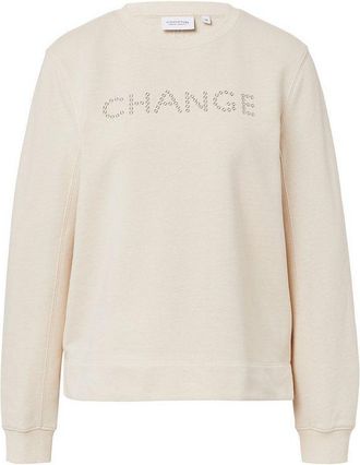Comma Sweatshirt Sweatshirt Sweatshirt mit Nieten-Artwork