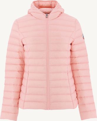 Jott Doudoune l&eacute;g&egrave;re &agrave; capuche Rose p&ecirc;che Cloe - Taille XS