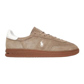 Ralph Lauren Homme, Chaussures, Beige, Taille: 42 EU Bedford Suede Baskets