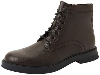HUGO BOSS Homme Lenner_halb_grlt Bottes de Cheville, Marron foncé, 42 EU