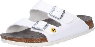 Birkenstock Sandale BIRKENSTOCK Arizona ESD, Damen, Gr. 37, wei&szlig;, Obermaterial: 100% sonstige Fasern AF., Schuhe Sandale, Topseller