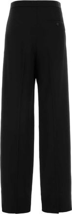 Balenciaga Black Exterior: Wool Pantaloni Trousers