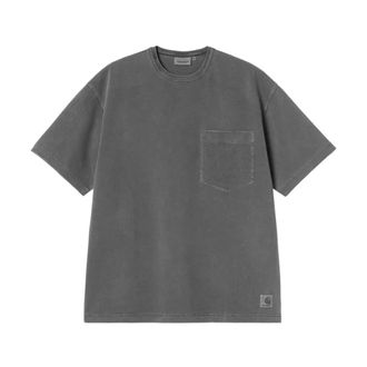 Carhartt Work in Progress Homme, Tops, Gris, Taille: XL S/S Torion Pocket T-Shirt