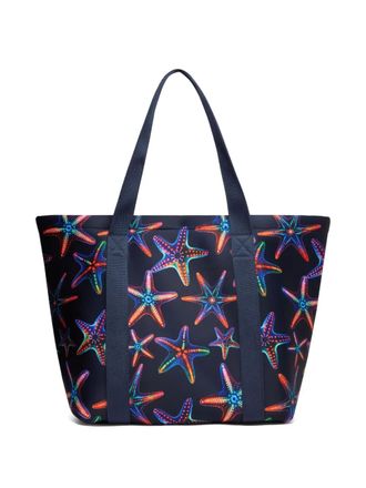 Vilebrequin Disco Stars Strandtasche - Blau