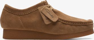 Clarks WallabeeEVO Dunkelsand Wildlederschuhe