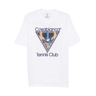Casablanca Grafik-T-Shirt - - Tops - Herren - Wei&szlig; - XL