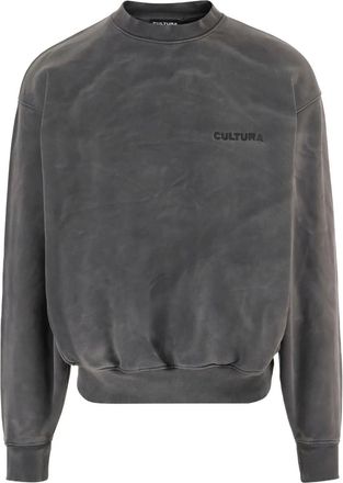 Cultura sweat à logo brodé - Gris