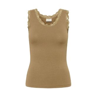 Kaffe Kaomi Top - - Tops - Damen - Braun - 2XL